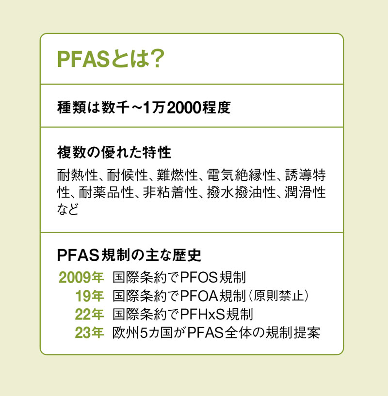 AppleもPFAS使用制限へ DICが見いだす欧州発化学物質規制の商機：日経ビジネス電子版